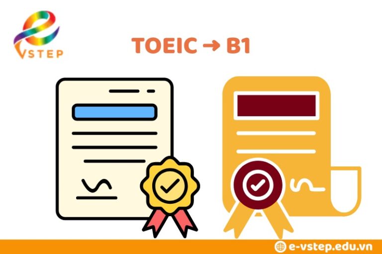 Quy đổi điểm TOEIC sang B1: Bảng quy đổi chi tiết 2026